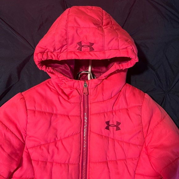 Under Armour | Jackets & Coats | Girl Pink Under Armour Cold Weather ...
